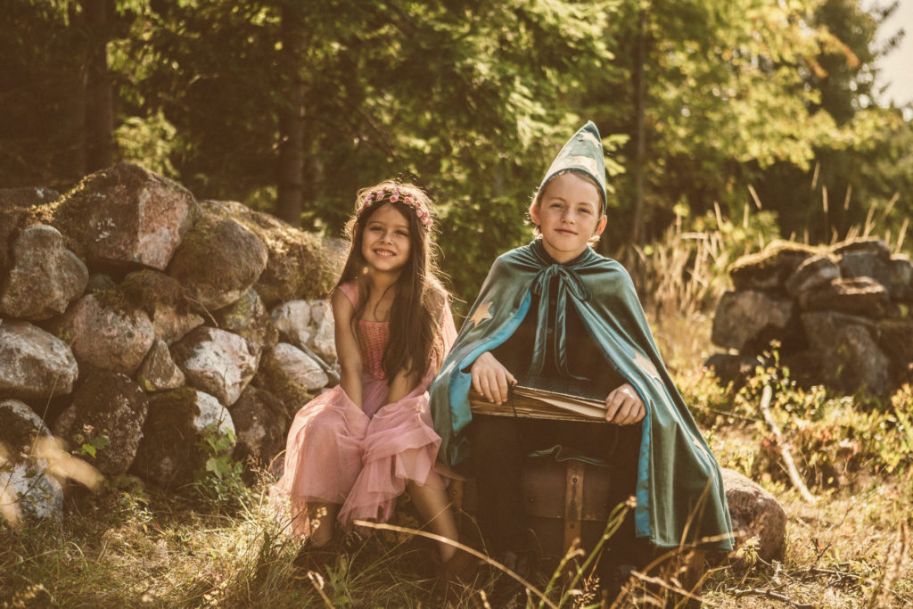 Déguisement cape Merlin - Les Petites Graines